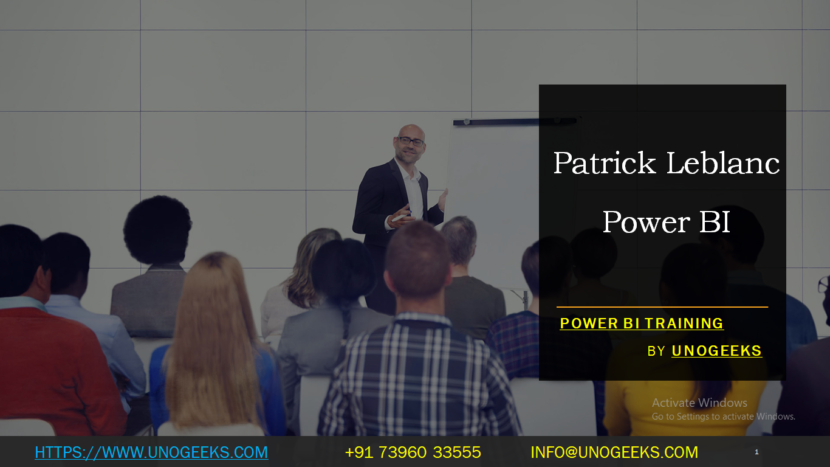 Patrick Leblanc Power Bi