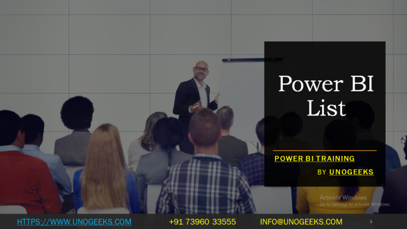 Power BI List