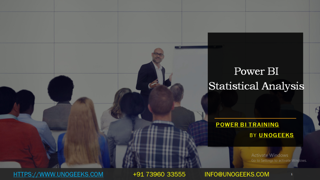 Power BI Statistical Analysis