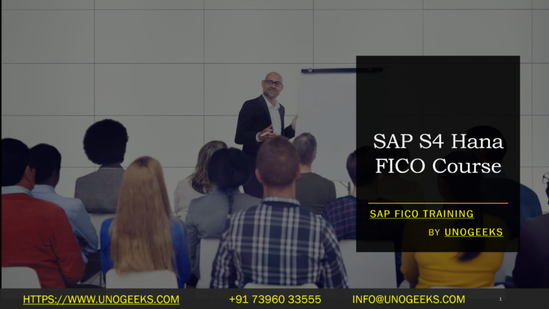 sap s4 hana fico course